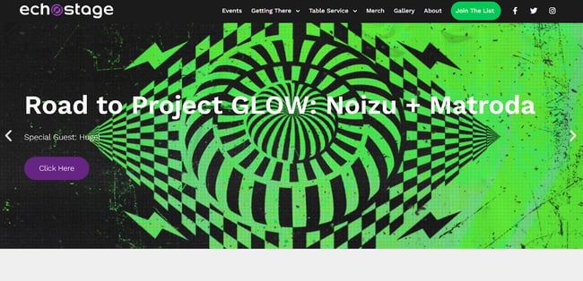 31 Night Club Website Design Examples We Love [+ How To Make Your Own]